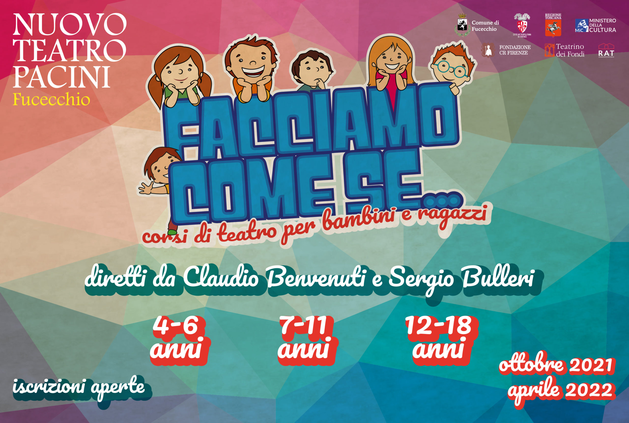 FACCIAMO COME SE... corsi di teatro per bambini e ragazzi ottobre 2021 ...